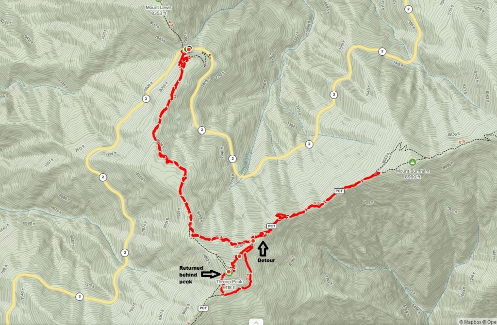 Throop Peak (W6/CT-005) activation of June 13 2022 - KF6FLJ
